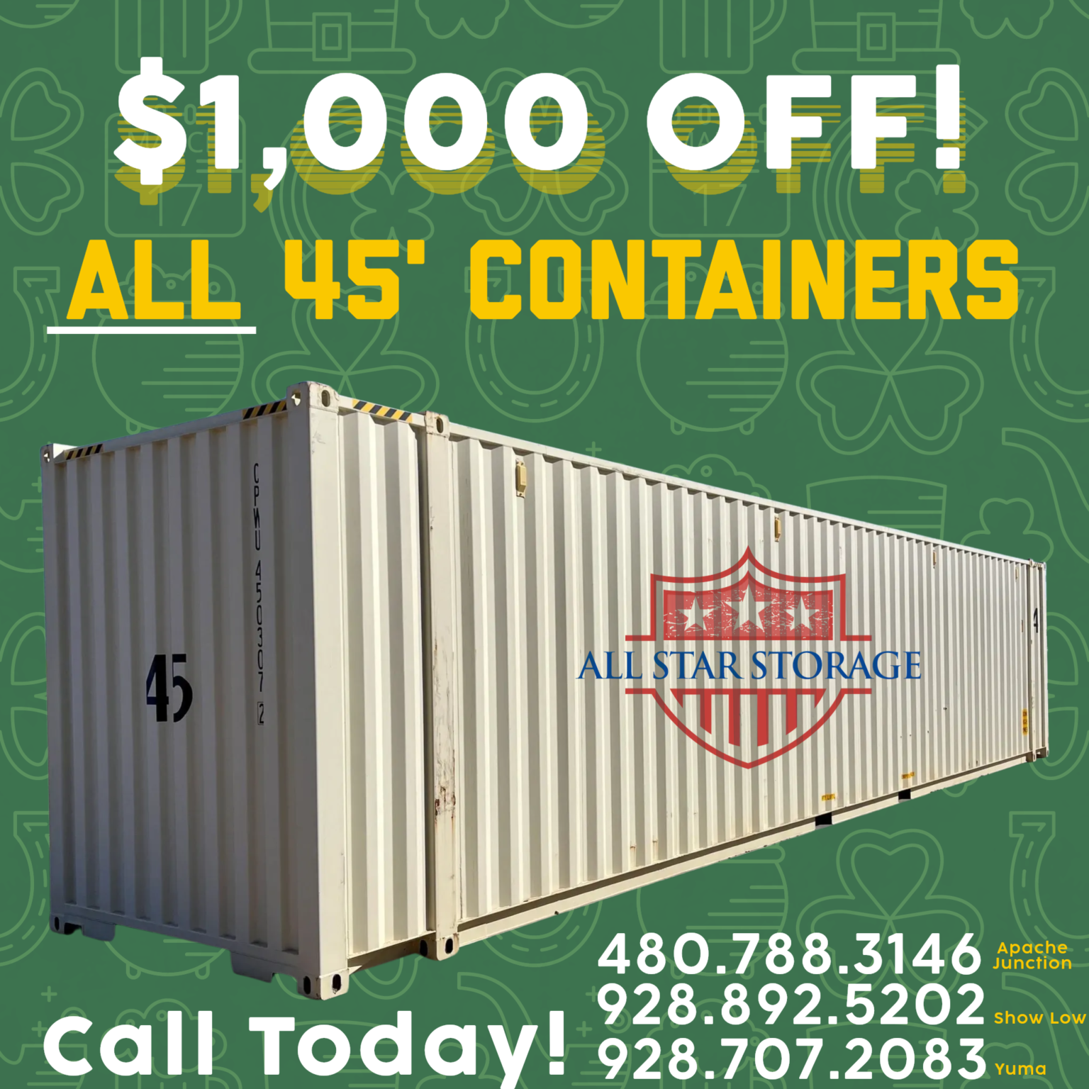 Home - Find the Perfect Shipping Container at All Star Storage